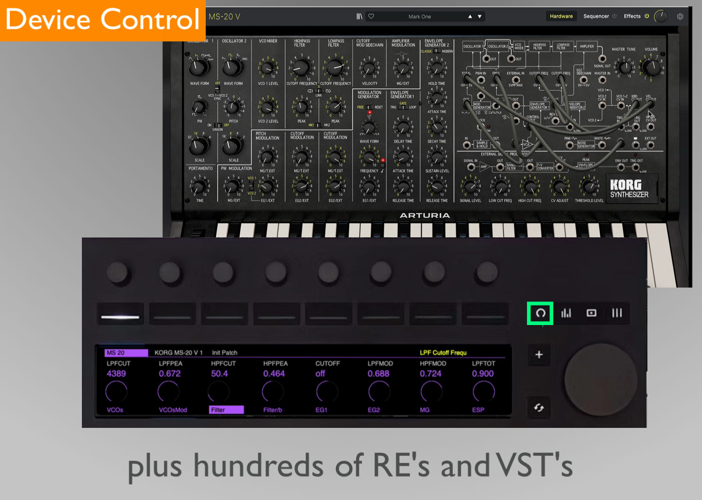 PusheR3: control Reason with Push 3 - Retouch Control